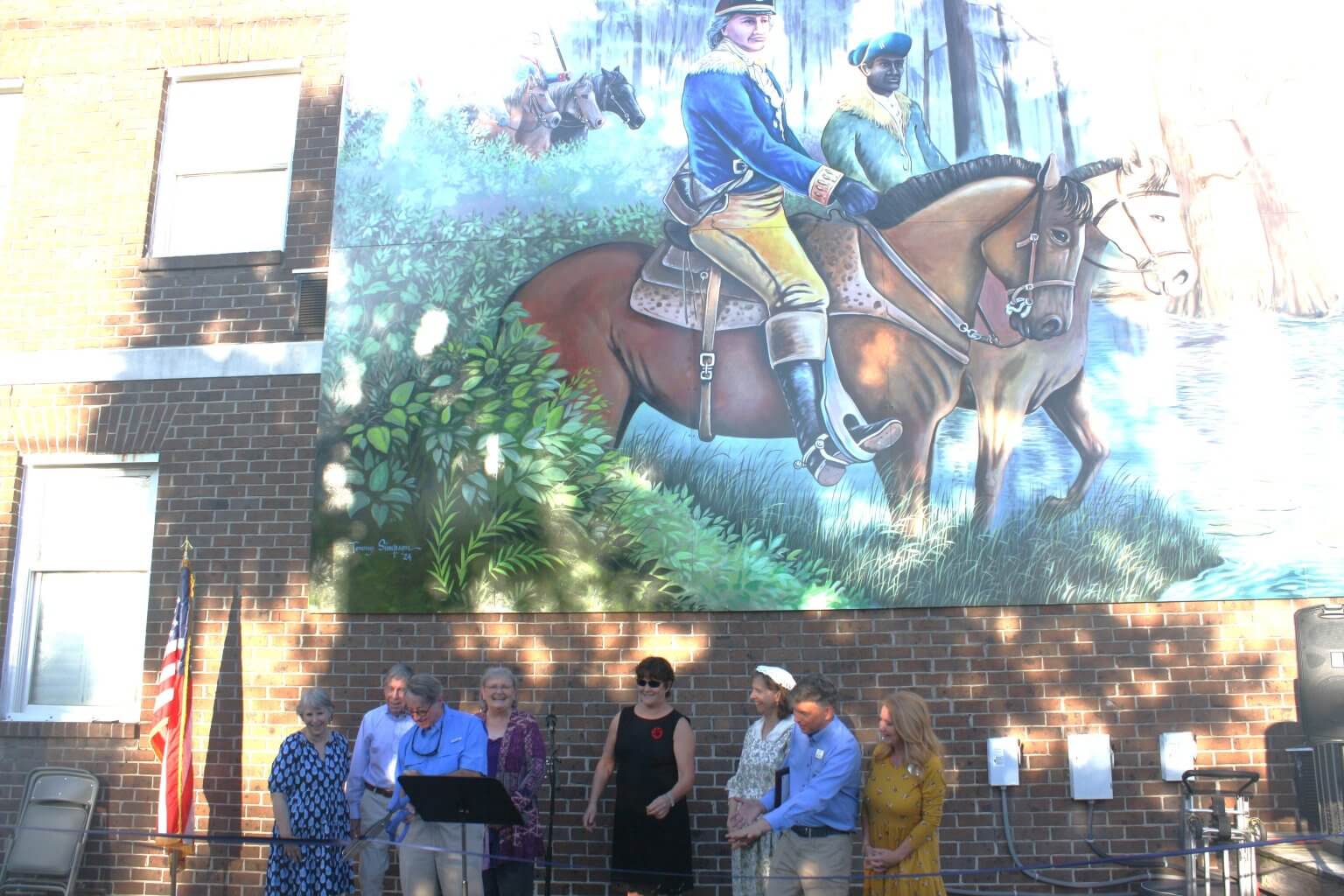 New 'Swamp Fox' Mural At Georgetown County Museum
